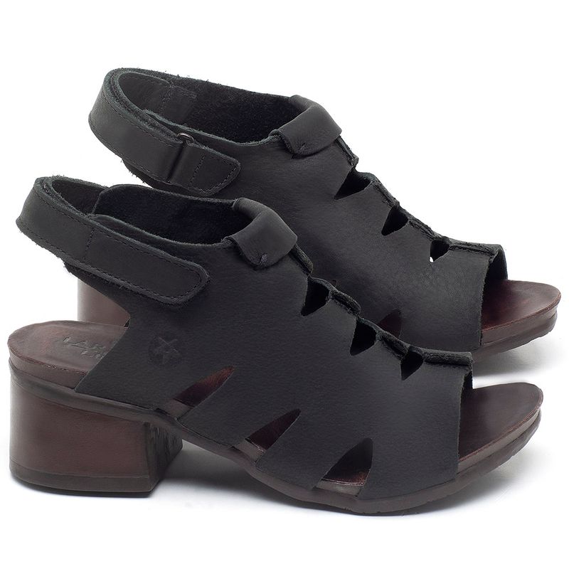 Sandália Boho em Couro - Codigo - 137217 - Laranja Lima Shoes